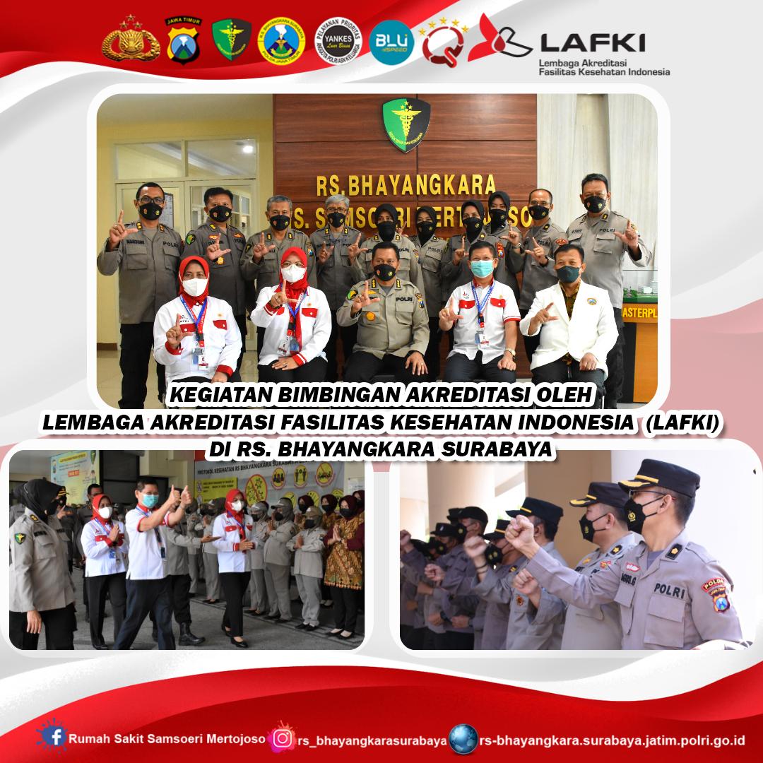 RS. Bhayangkara Surabaya | kegiatan bimbingan akreditasi oleh lembaga ...