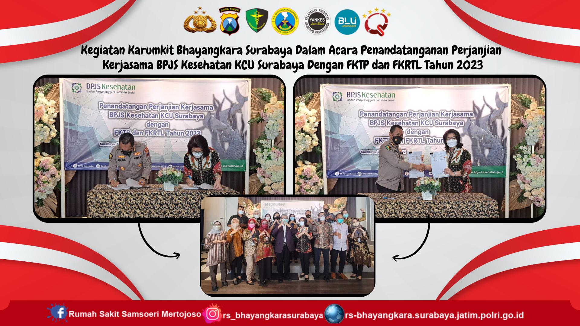 RS. Bhayangkara Surabaya | acara penandatanganan perjanjian kerjasama ...